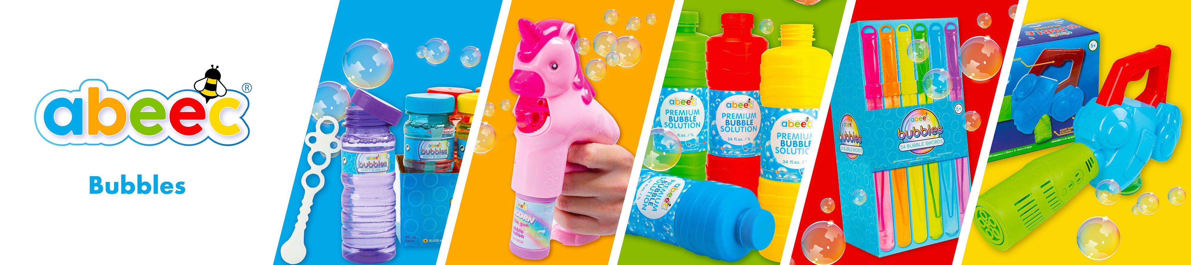 Bubbles & Bubble Solution | abeec® — abeec® toys