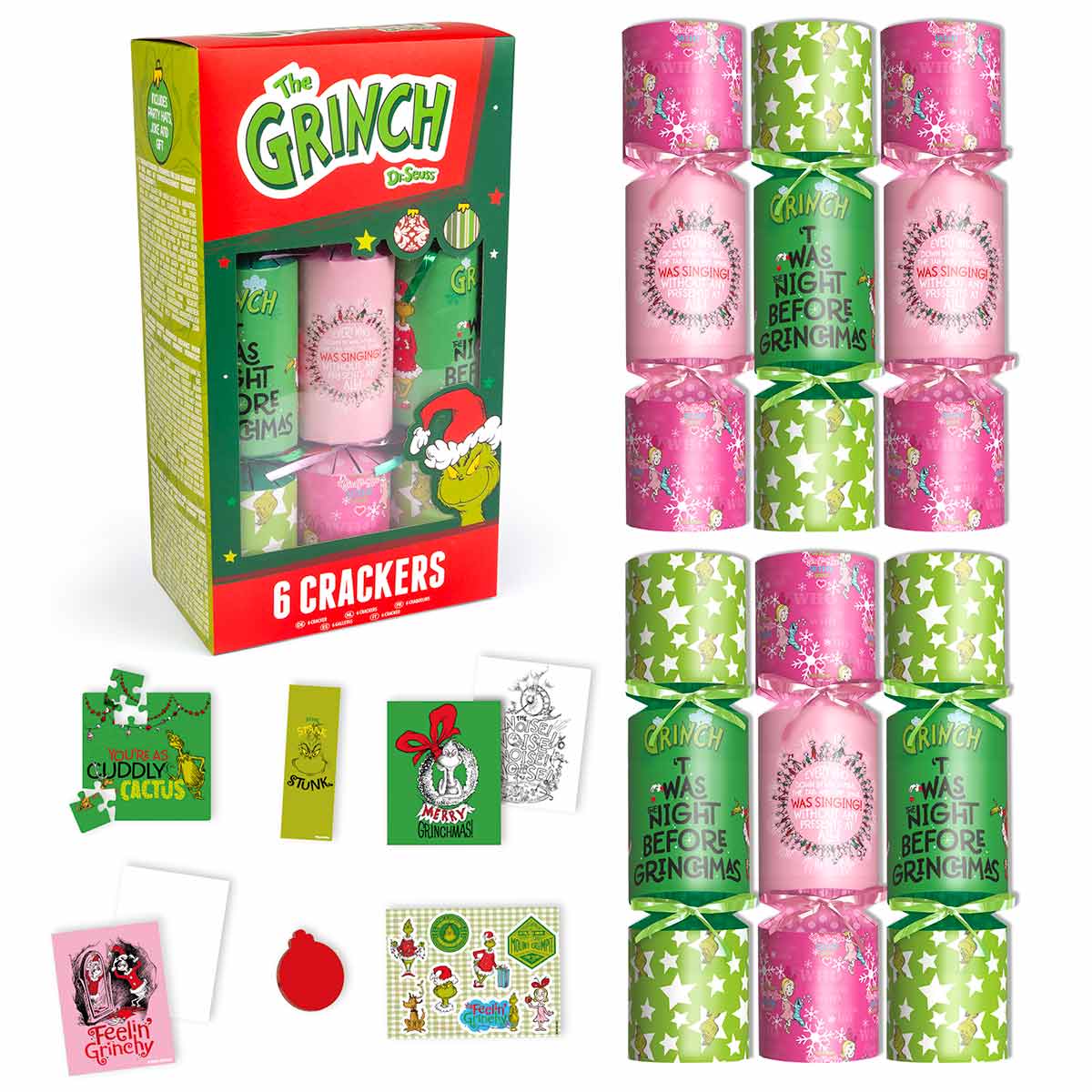 The Grinch Christmas Crackers — abeec® toys