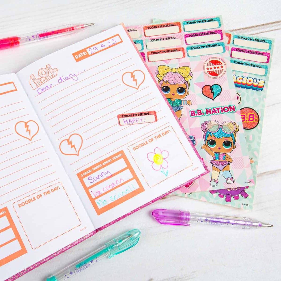 L.O.L Surprise Glitter Diary Set | abeec® toys
