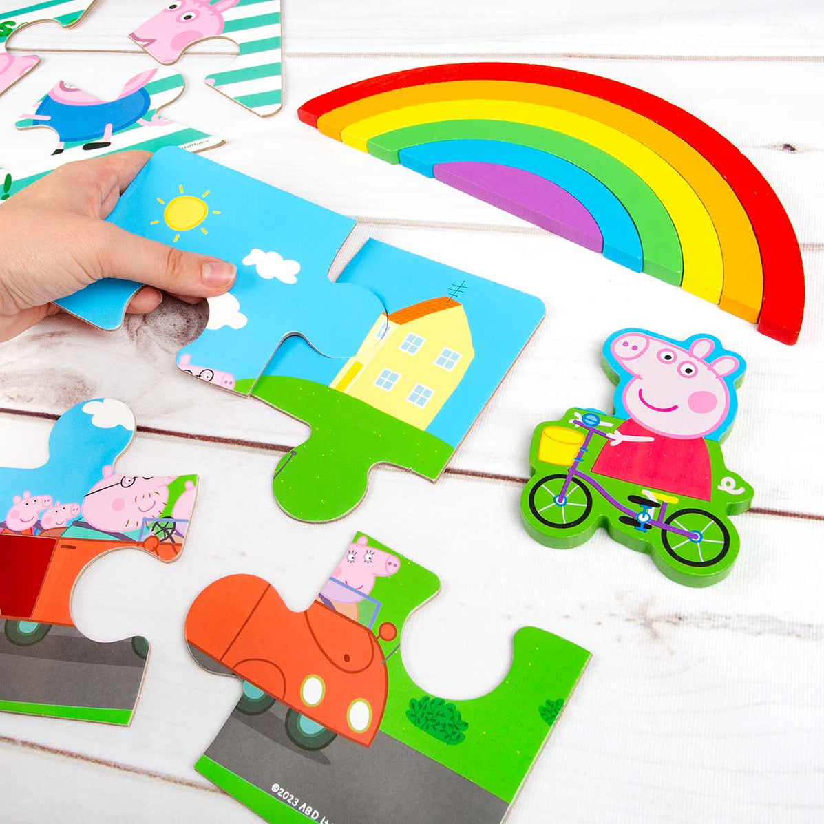 Peppa Pig Wooden Puzzle Set — abeec® toys