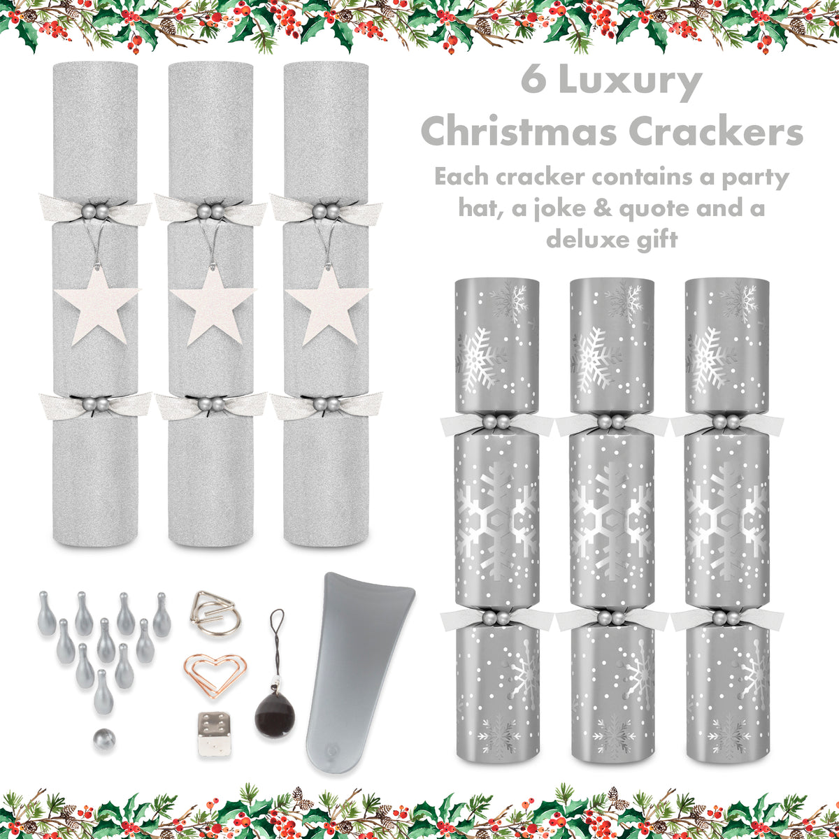 6 14" Luxury Christmas Crackers — abeec® toys