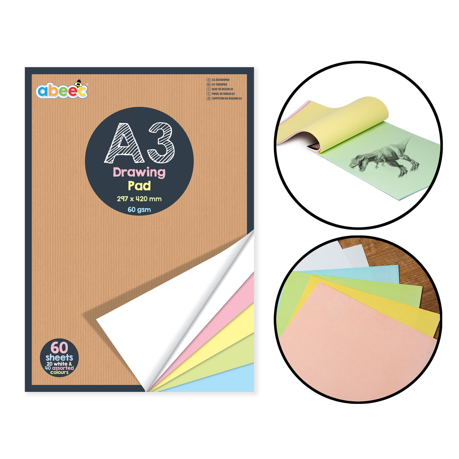 Paper & Activity Books | A4 Paper & Scratch Art Pads | abeec® toys