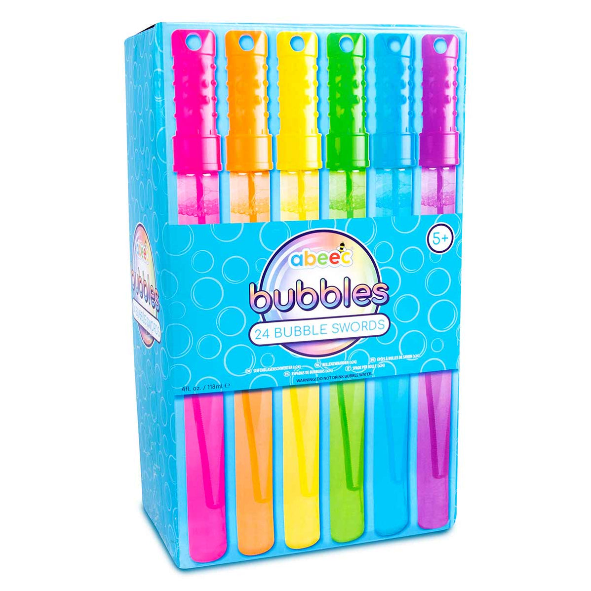 24 Pack Of Bubble Swords | Bubble Toys | abeec® toys
