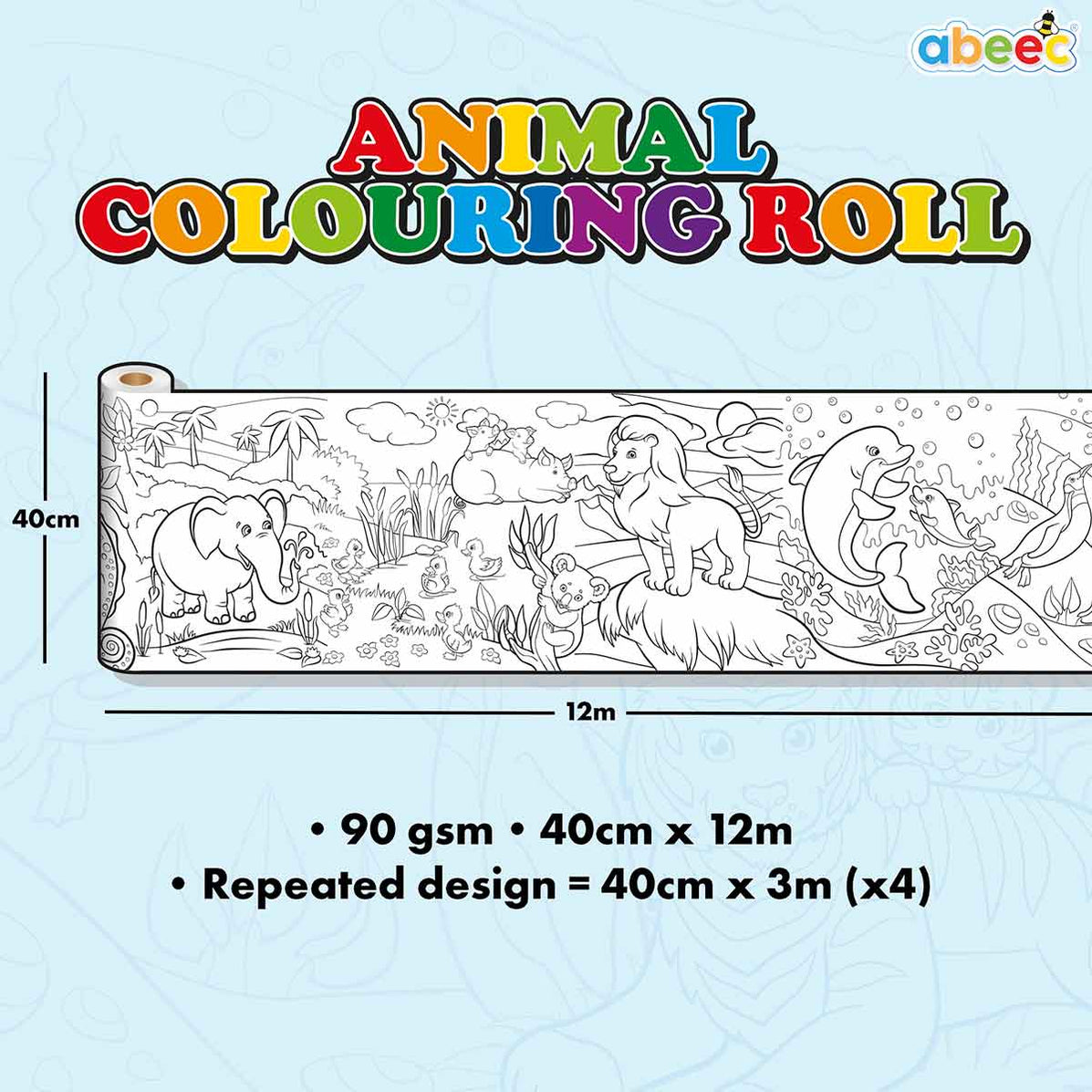 Colouring Roll for Kids — abeec® toys