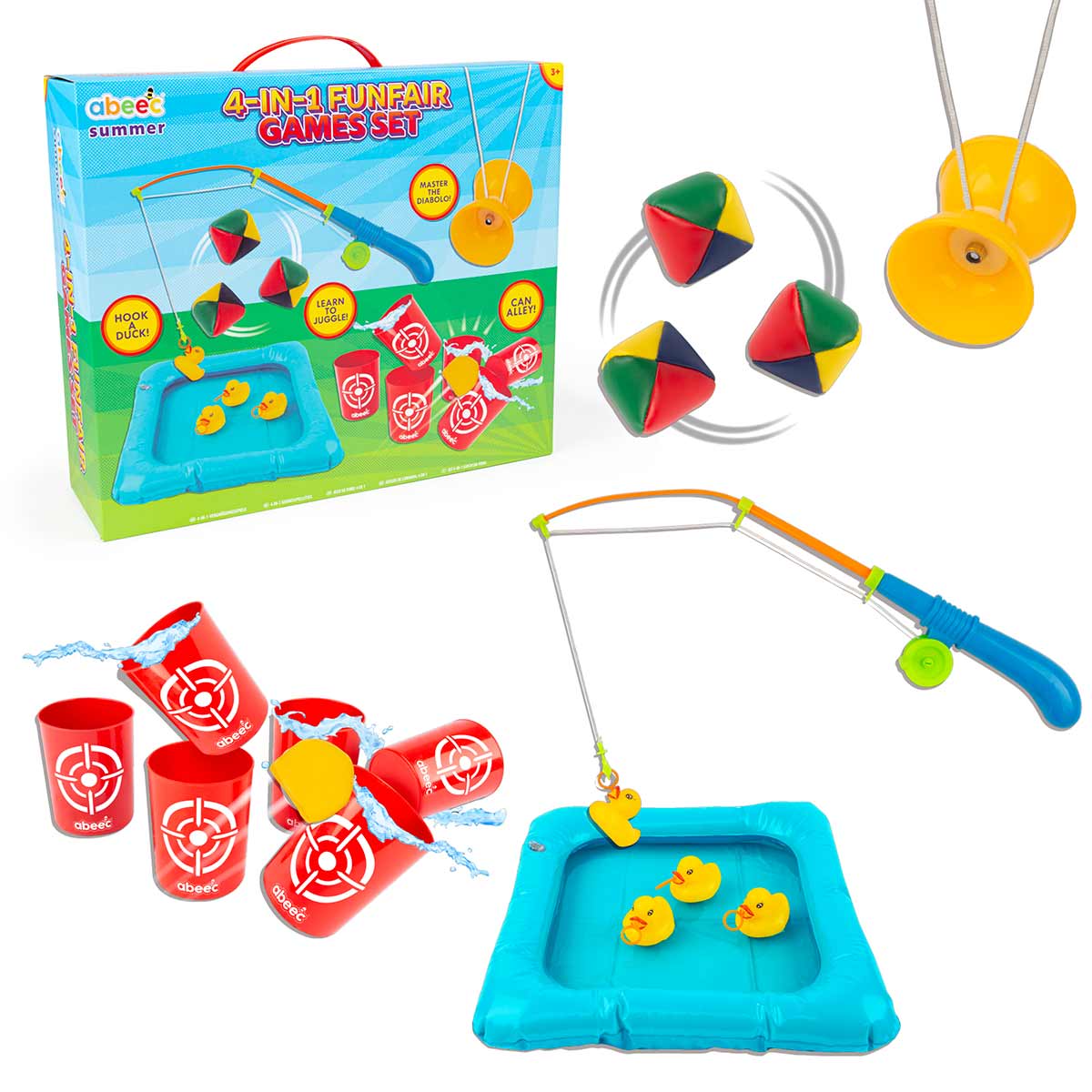 4 in 1 Funfair Games Set — abeec® toys