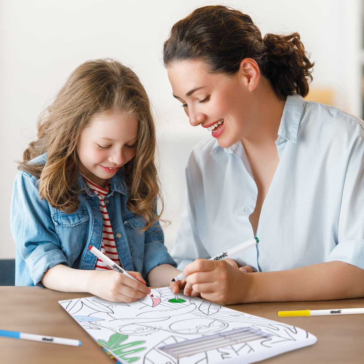 Colouring Book A3 including Felt Tips — abeec® toys