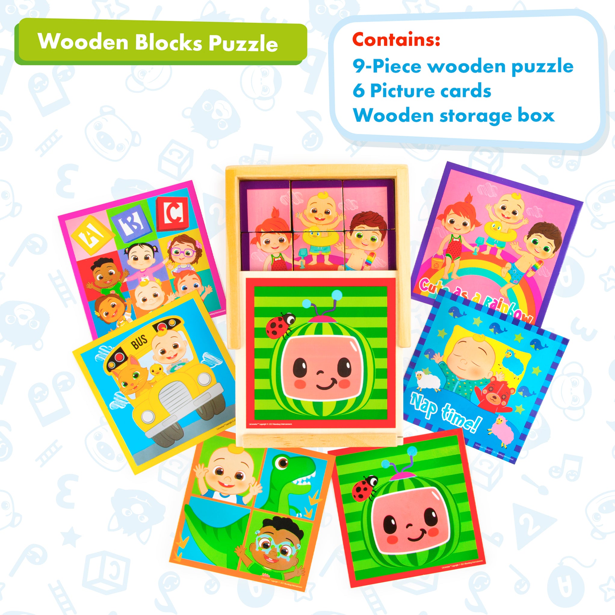 CoComelon Wooden Block Puzzles | abeec® toys