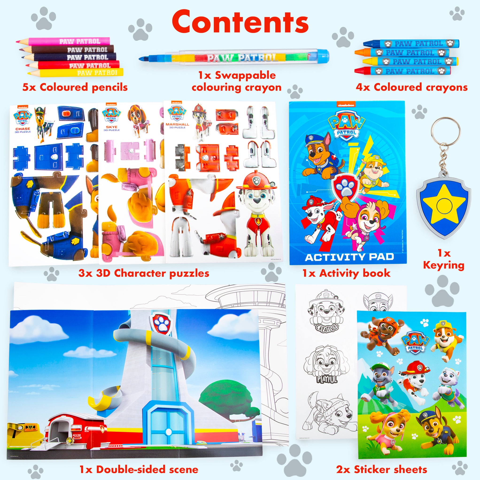 Paw Patrol Chase Activity Backpack | abeec® toys