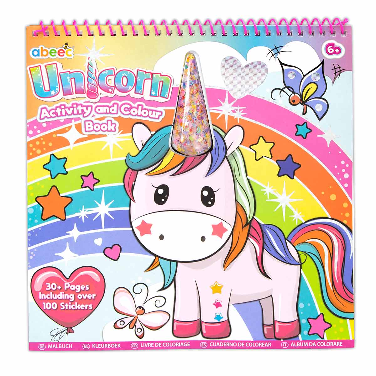 Unicorn Colour and Sticker Book | abeec® toys