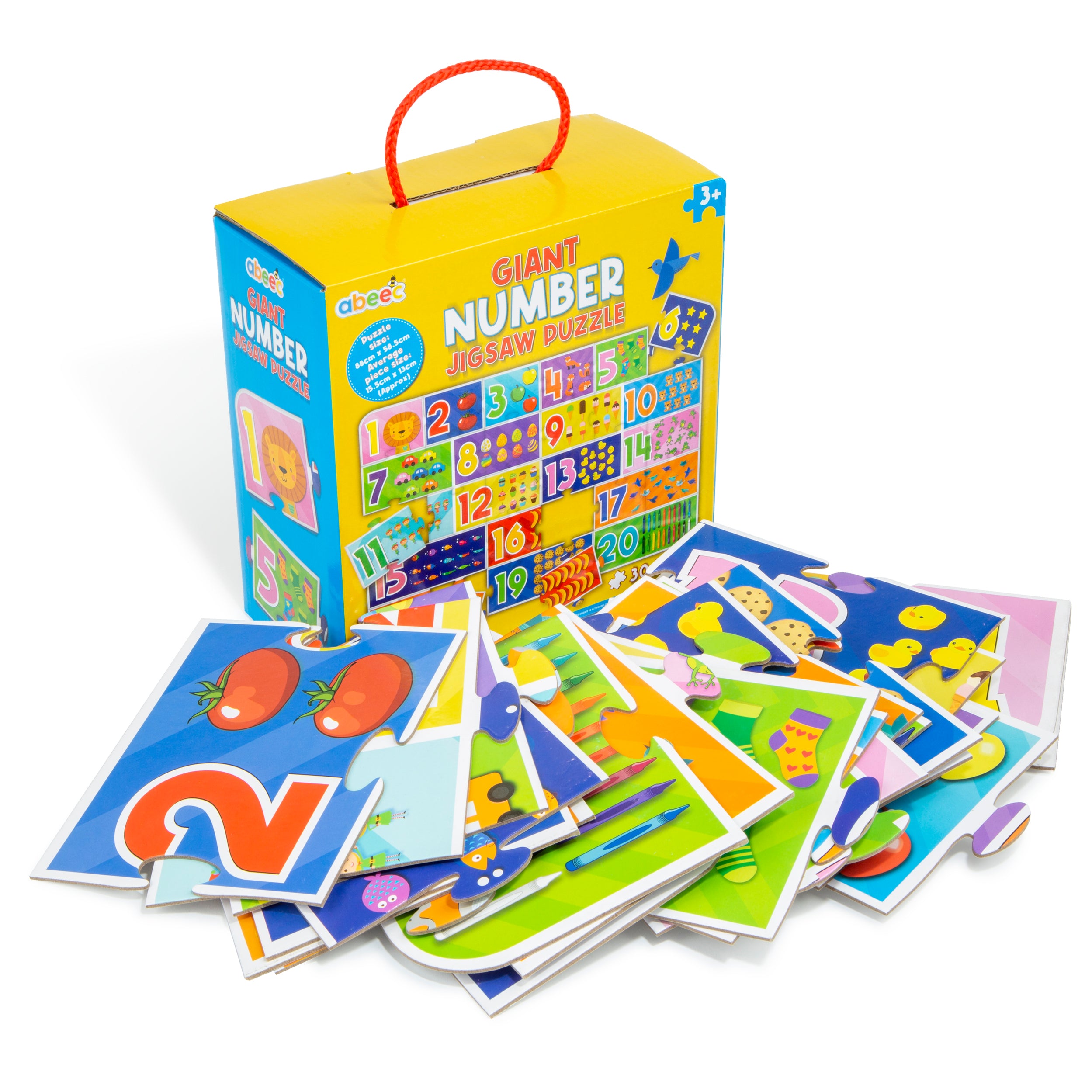 Giant 30 Piece Number Activity Puzzle | abeec® toys