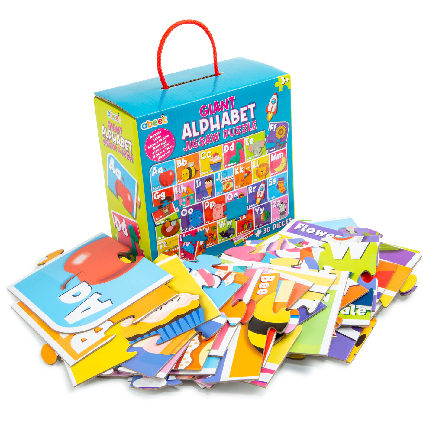Giant 30 Piece Alphabet Puzzle | abeec® toys