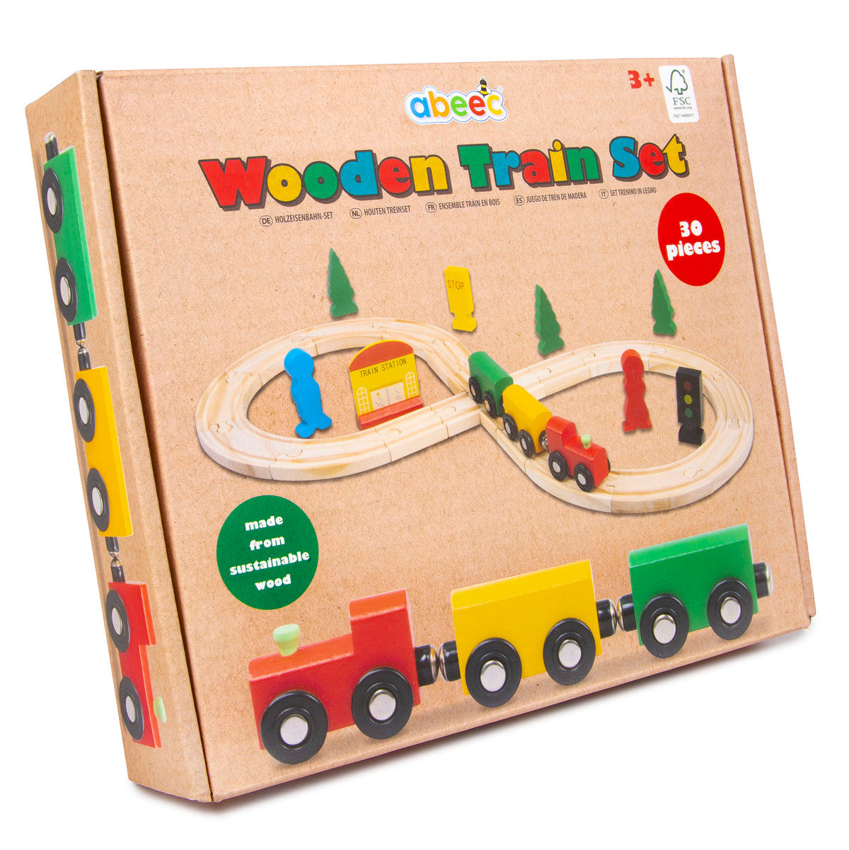 Wooden Train Set | abeec® toys