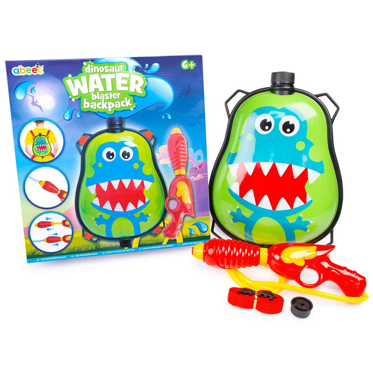 Dinosaur Water Blaster Backpack | abeec® toys